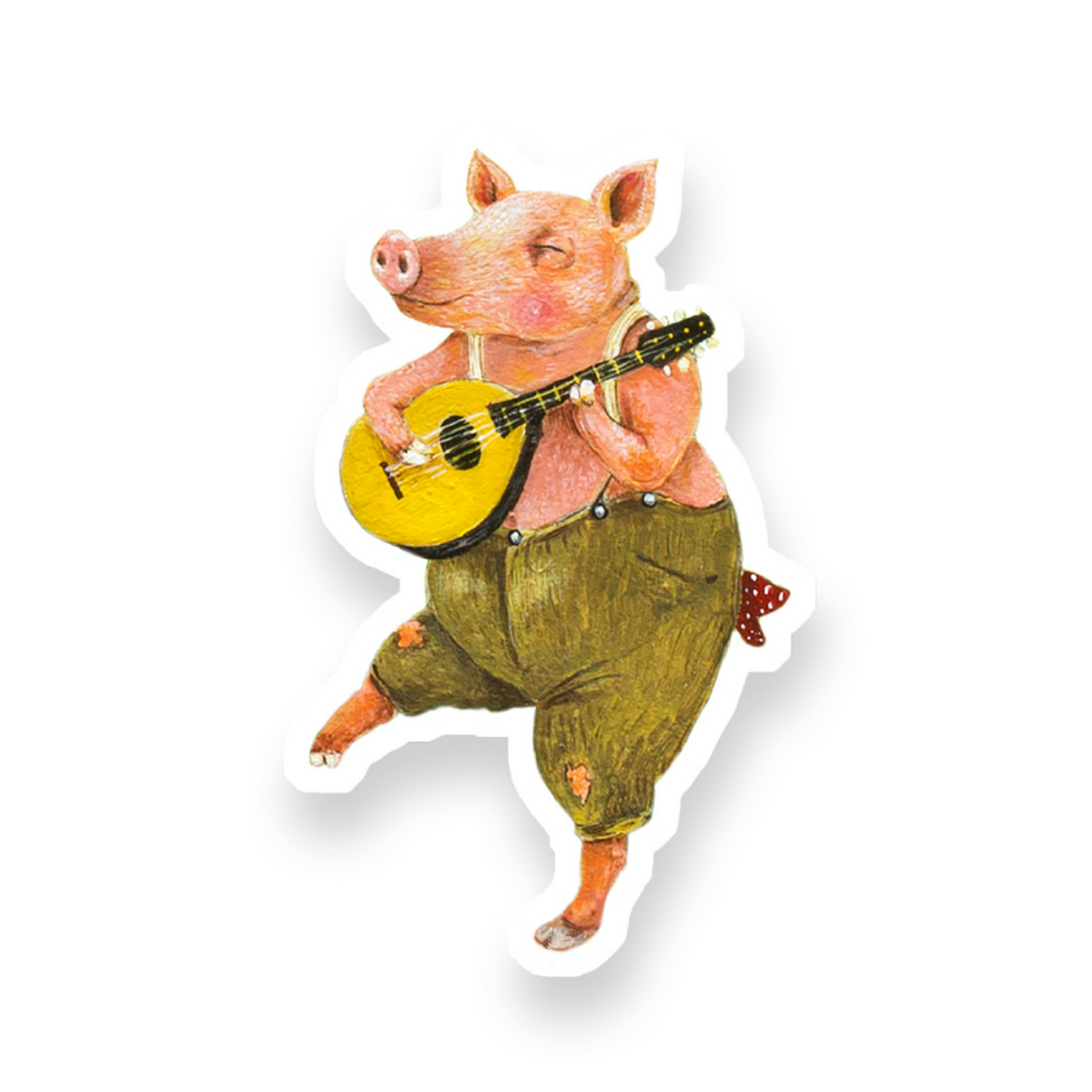Clarence the Pig Vinyl Sticker – Sipsey Wilder