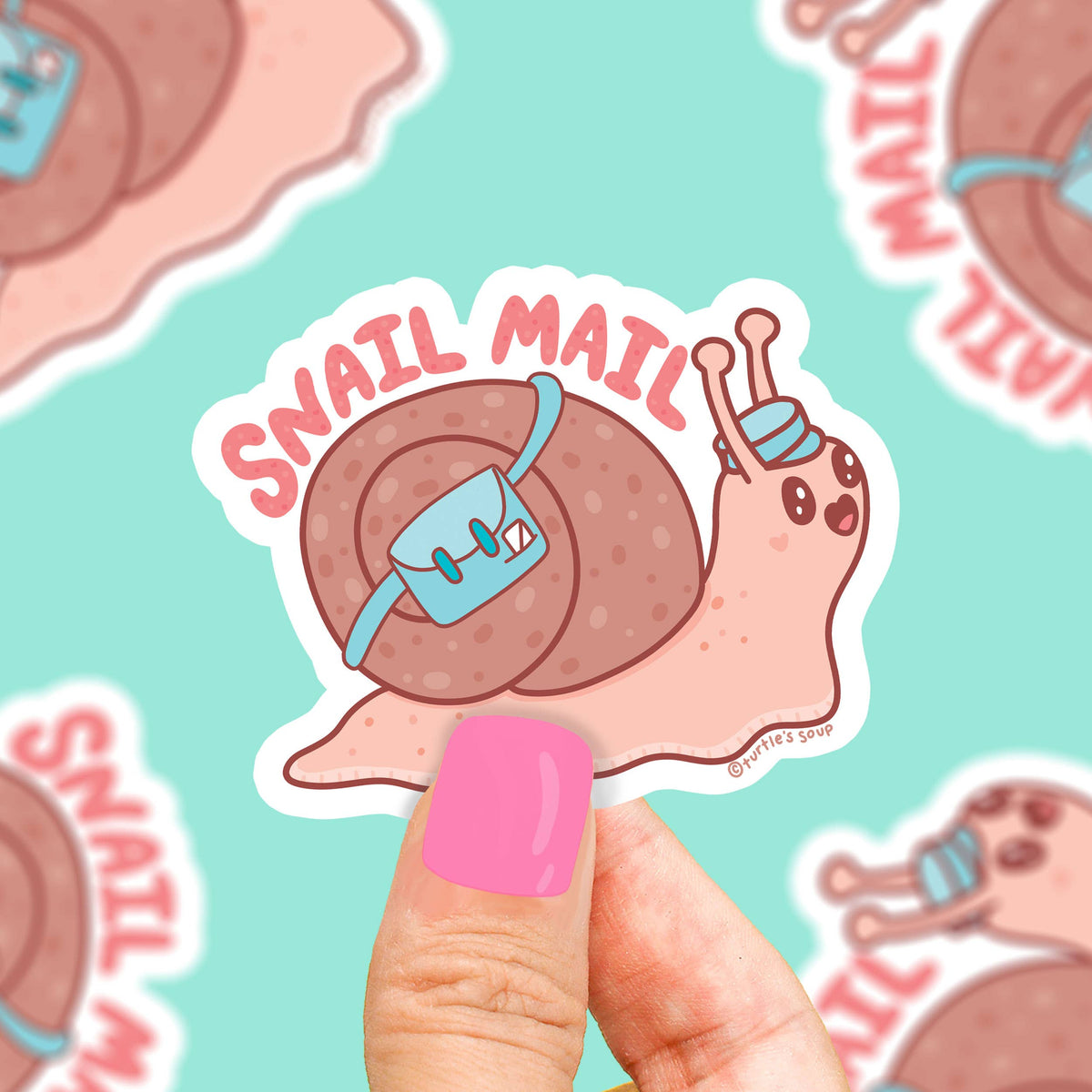 Snail Mail Mailman Stationery Vinyl Sticker – Sipsey Wilder