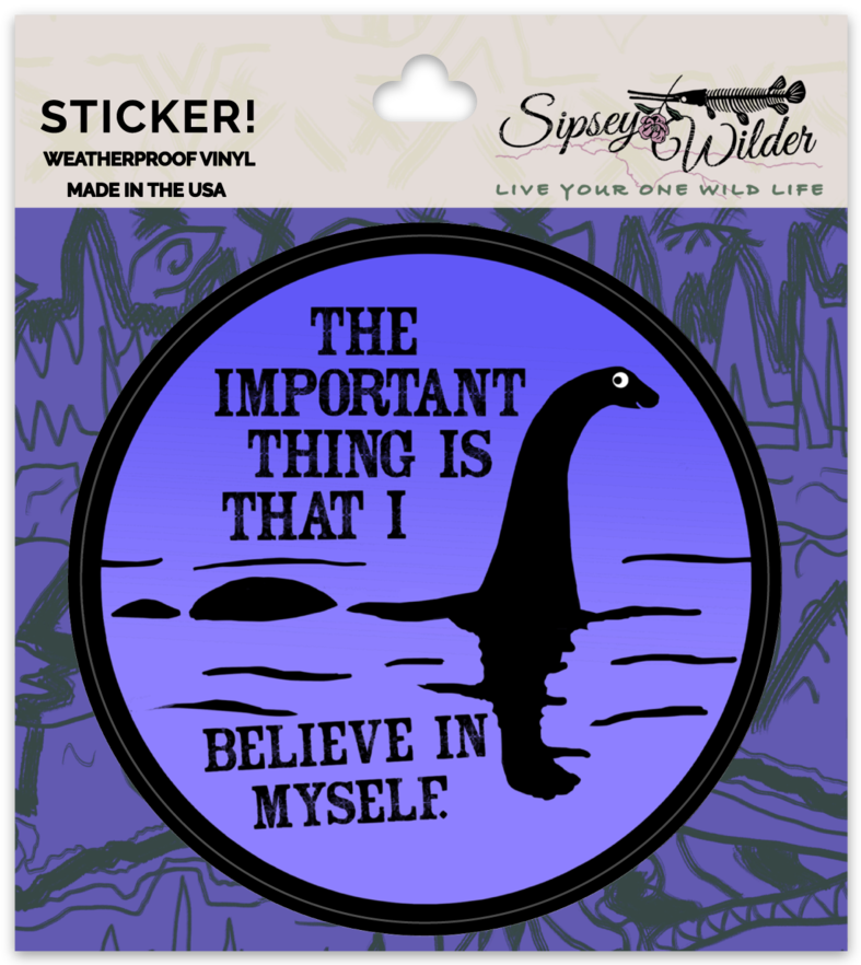 Nessie Vinyl Sticker – Sipsey Wilder