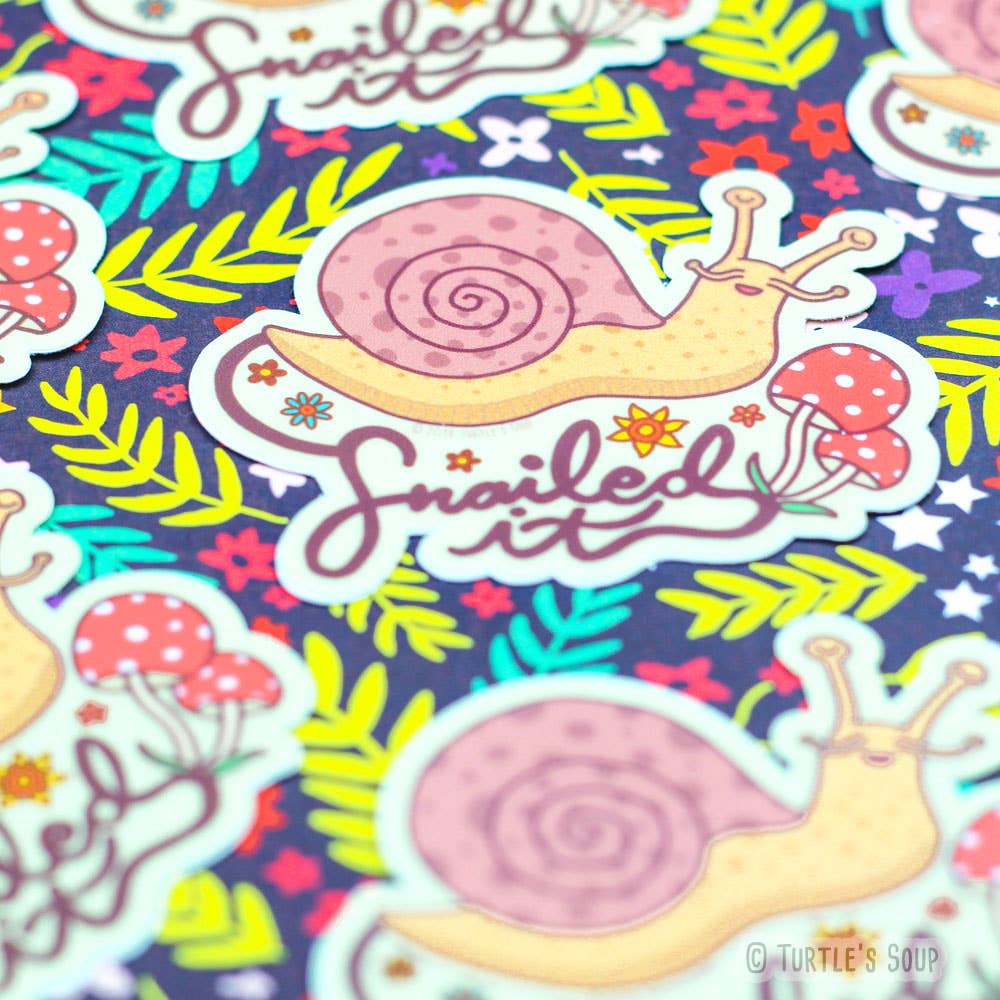 Snailed it! Vinyl Sticker – Sipsey Wilder