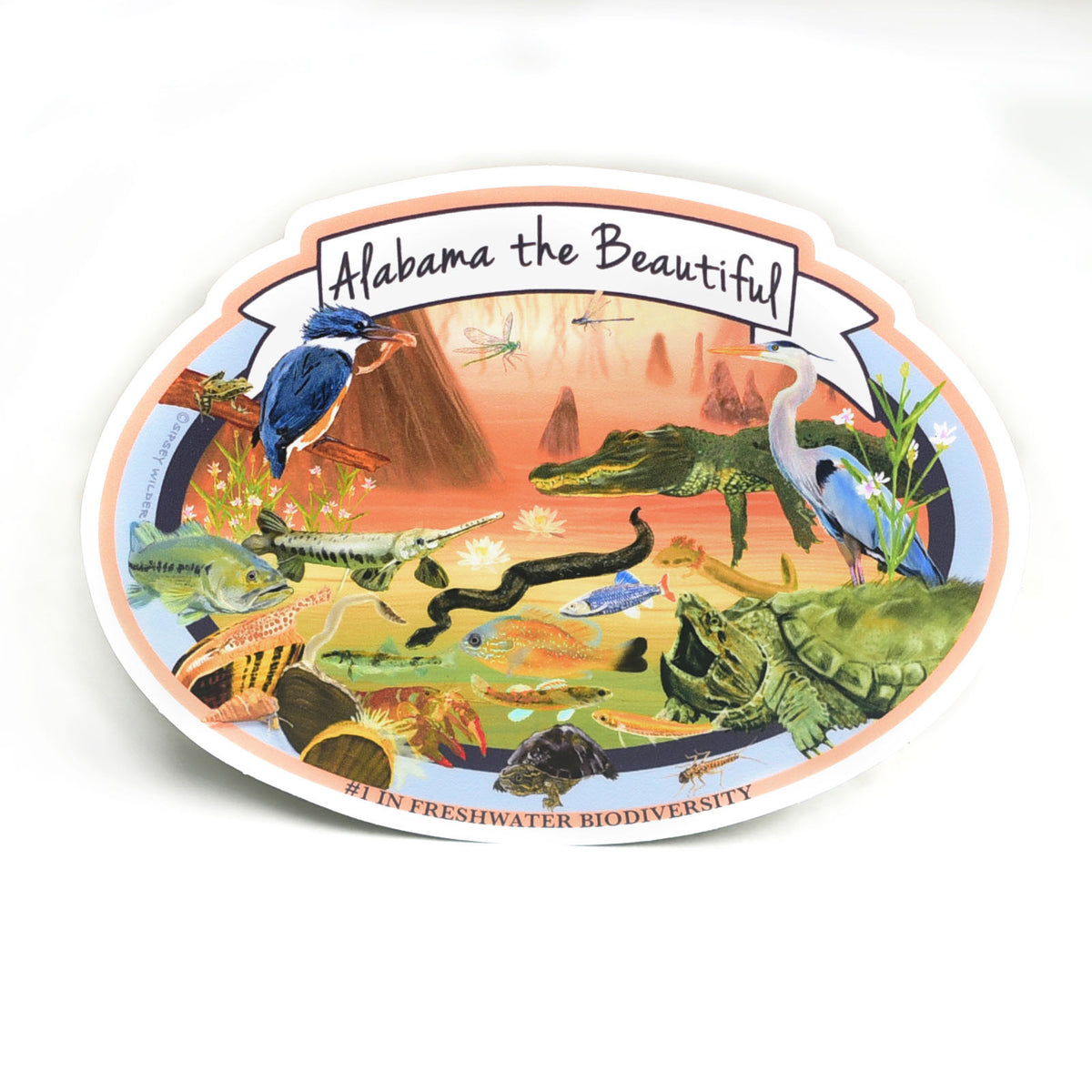 Alabama Biodiversity Vinyl Sticker – Sipsey Wilder