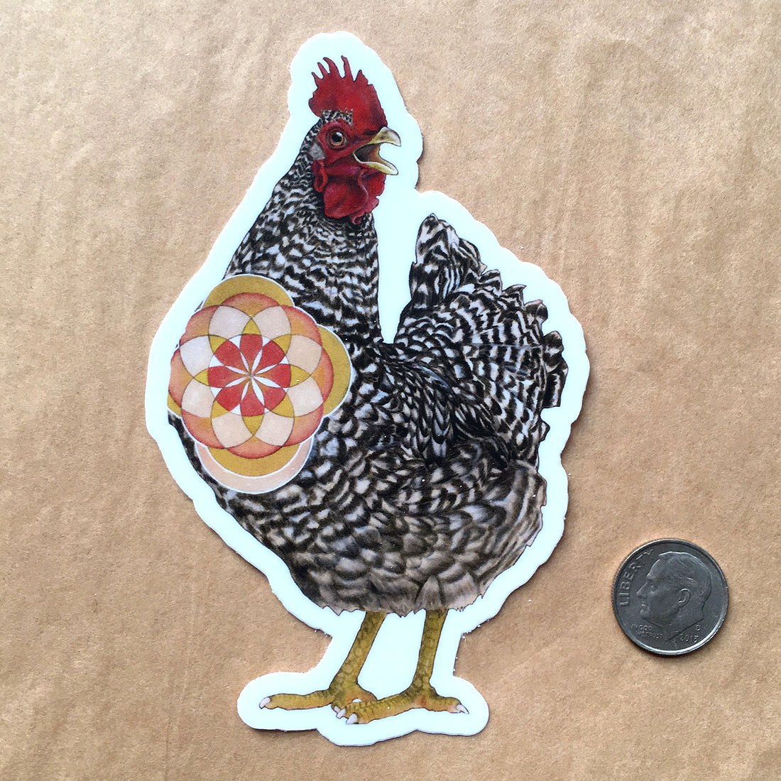 Decorative Chicken Vinyl Sticker – Sipsey Wilder