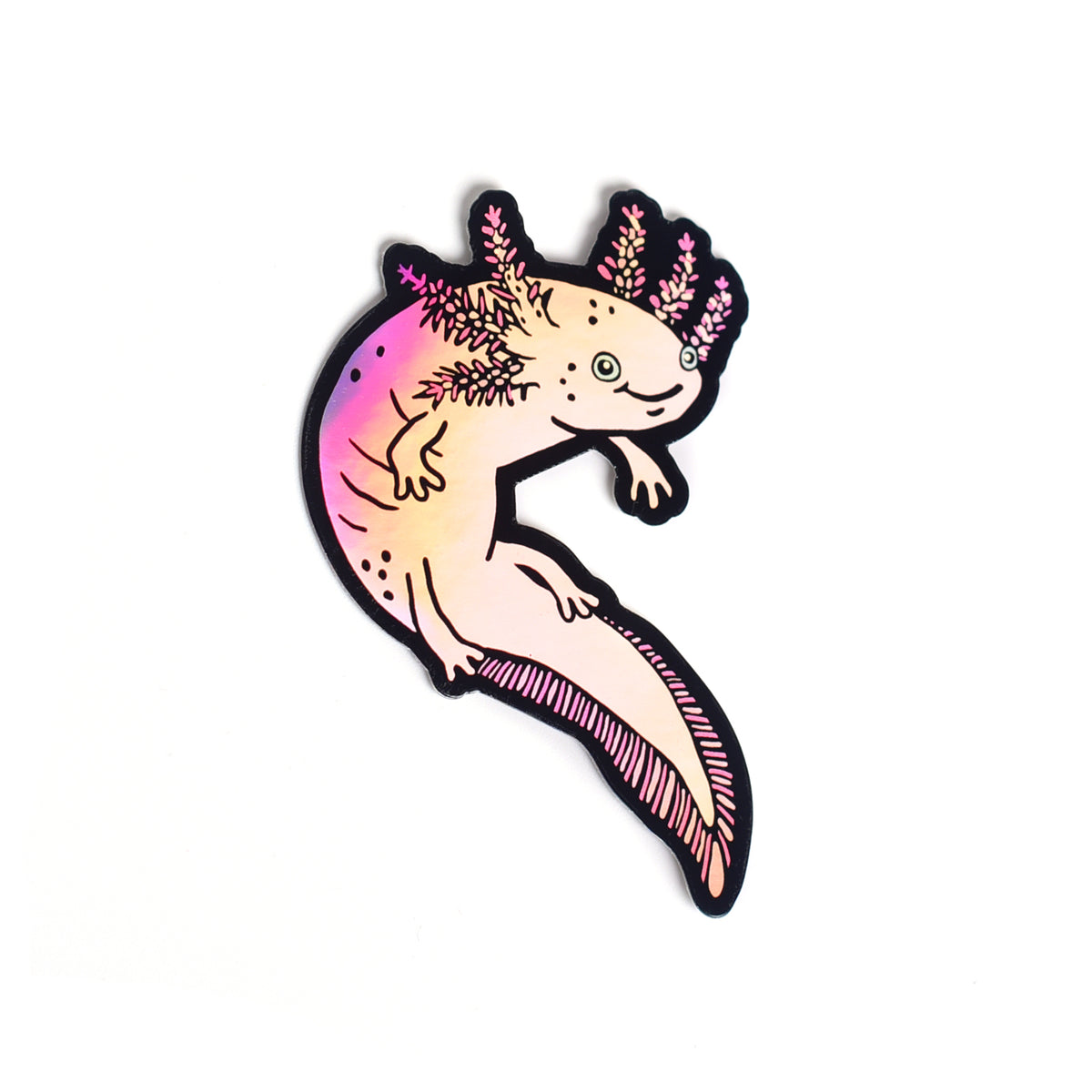 Holographic Axolotl Sticker – Sipsey Wilder