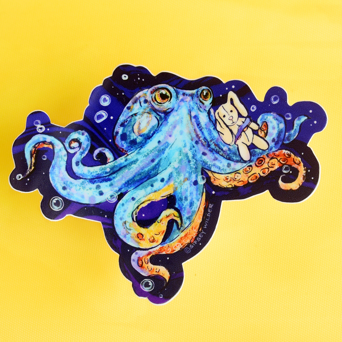 Cuddle Buddies Octopus Vinyl Sticker – Sipsey Wilder