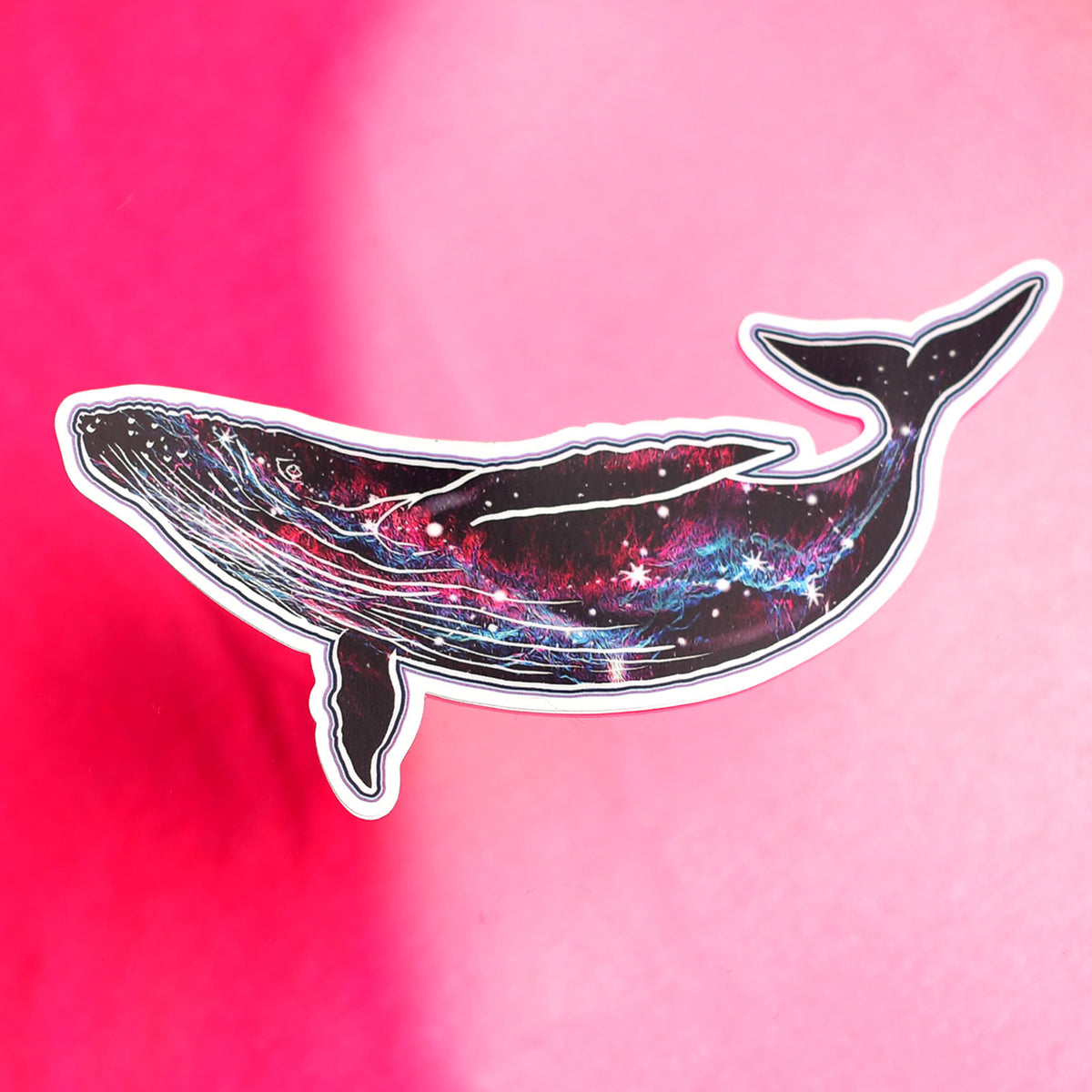 Cosmic Humpback Whale Vinyl Sticker – Sipsey Wilder